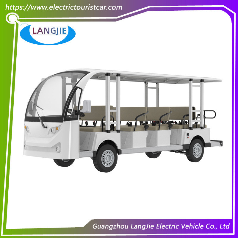 Electric Shuttle Car 72V AC Motor 14 Passenger Electric Tourist Car For ...
