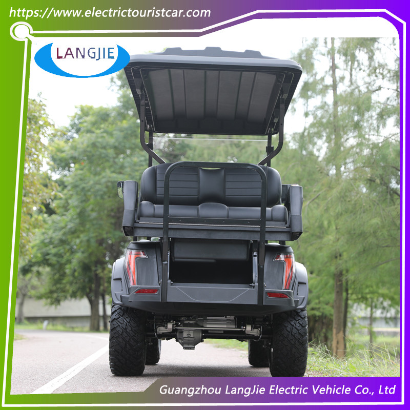 AC Motor 4 Seats Electric Golf Car Color Customized Hunting Golf Carts ...