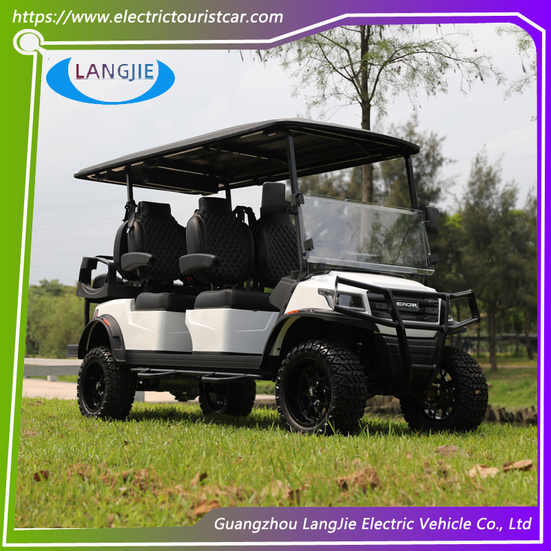 6 Seater 48V5KW Electric Hunting Car Good climbing Ability New Electric ...