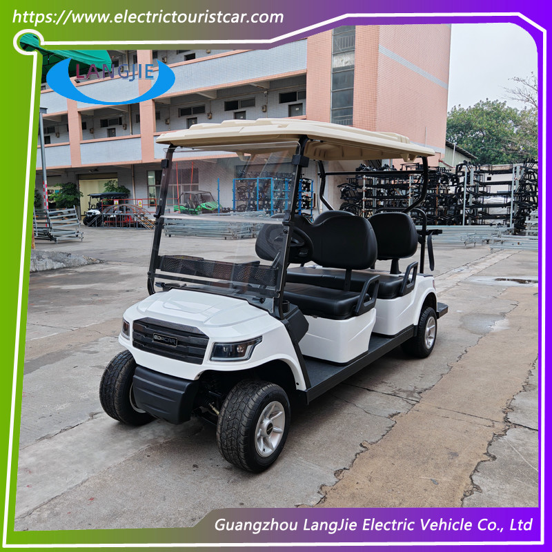 Electric Golf Buggy 2 Seater With AC Motor 48 Volt Club Car For Hotel ...