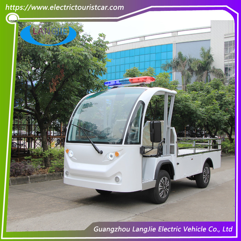 0.9 Ton Loading Capacity 2 Person Electric Mini Truck With Roof 5KW ...