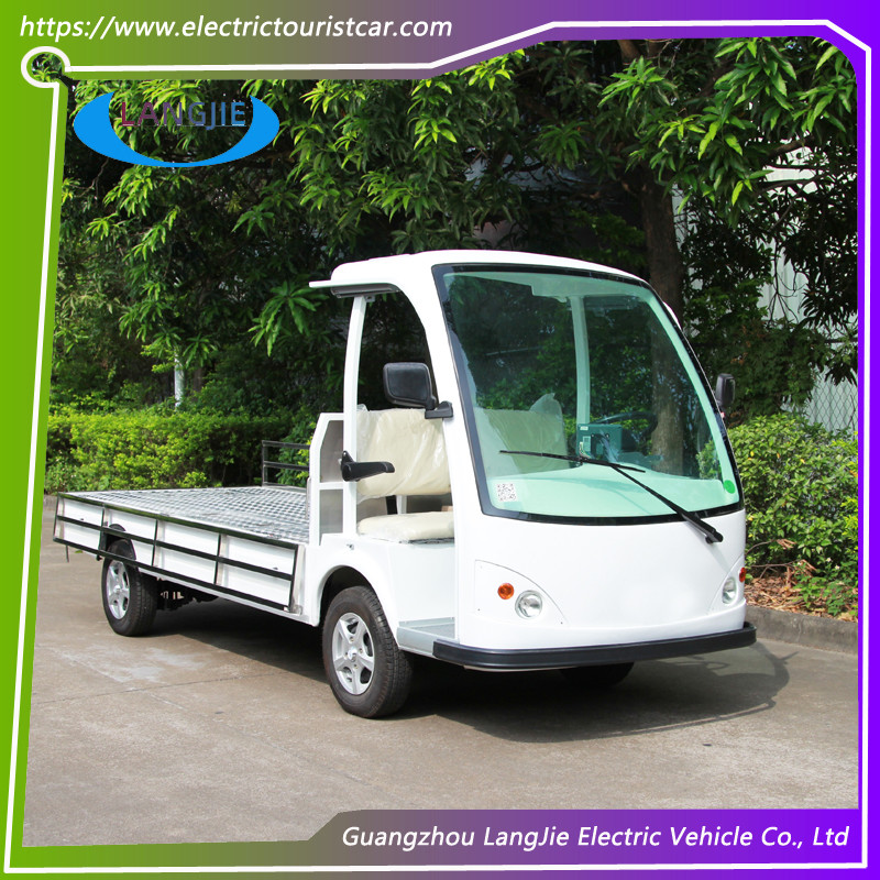 2 Seater Electric Hotel Buggy Car AC Electric Delivery Van With Cargo ...