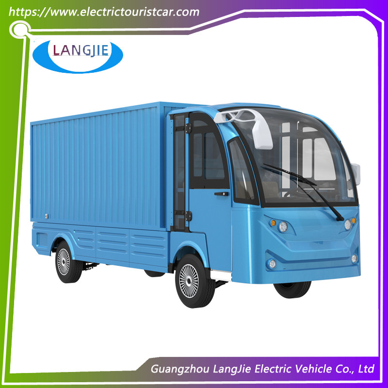 2 Seater 72V Freight Cart White Electric Luggage Carts With Big Cargo ...