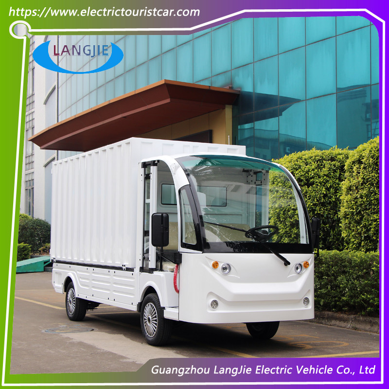 2 Seater Freight Cart 72V 7.5KW AC Motor Electric Luggage Carts Cargo ...