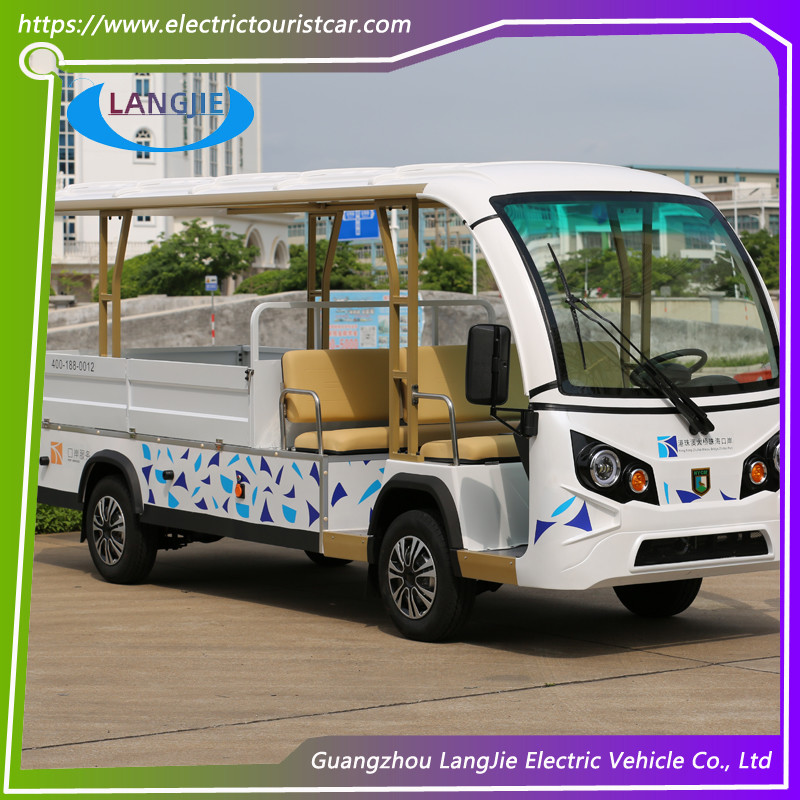 White Color Electric Patrol Car 7.5kW DAC Motor Driven Battery Powered ...