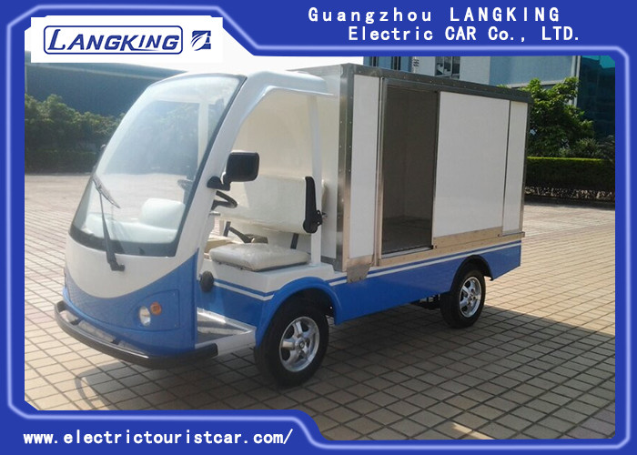 Closed Box Utility Electric Vehicle , Express Delivery Electric Transit ...