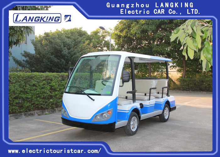 72v Electric Shuttle Car 8~10h Recharge Time High Impact Fiber Glass ...
